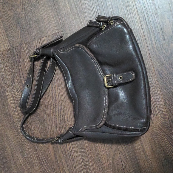 Aurielle | Bags | Aurielle Vintage Brown Leather Purse | Poshmark